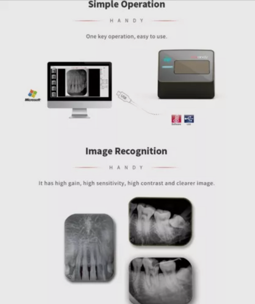 Handy Dental Oral Plate Digital X ray Film Scanner